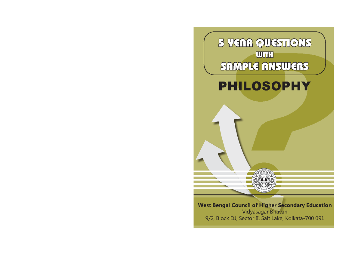 Hs model question philosophy - ? 5 YEAR QUESTIONS WITH SAMPLE ANSWERS ...