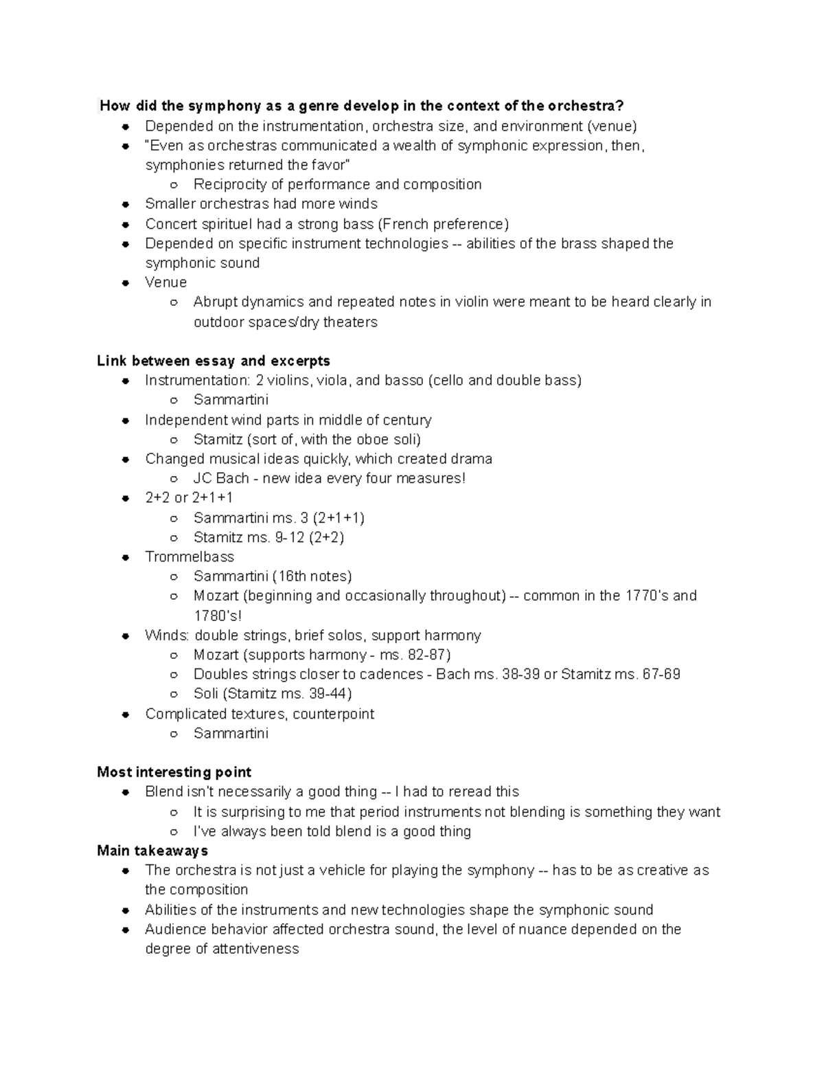 The Symphony and the Classical Orchestra - How did the symphony as a ...