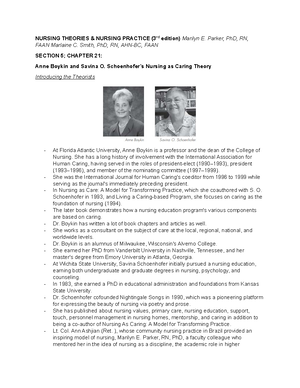 Josephine Paterson and Loretta Zderad - NURSING THEORIES & NURSING ...