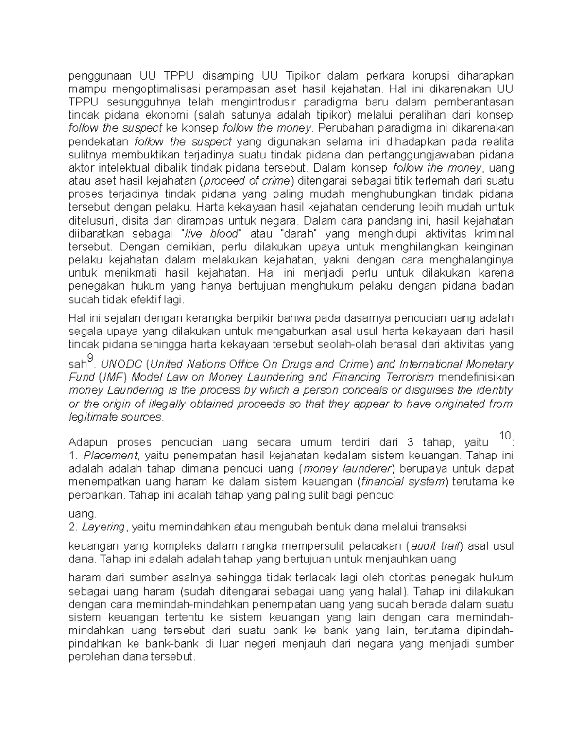 Penggunaan UU TPPU disamping UU Tipikor dalam perkara korupsi ...