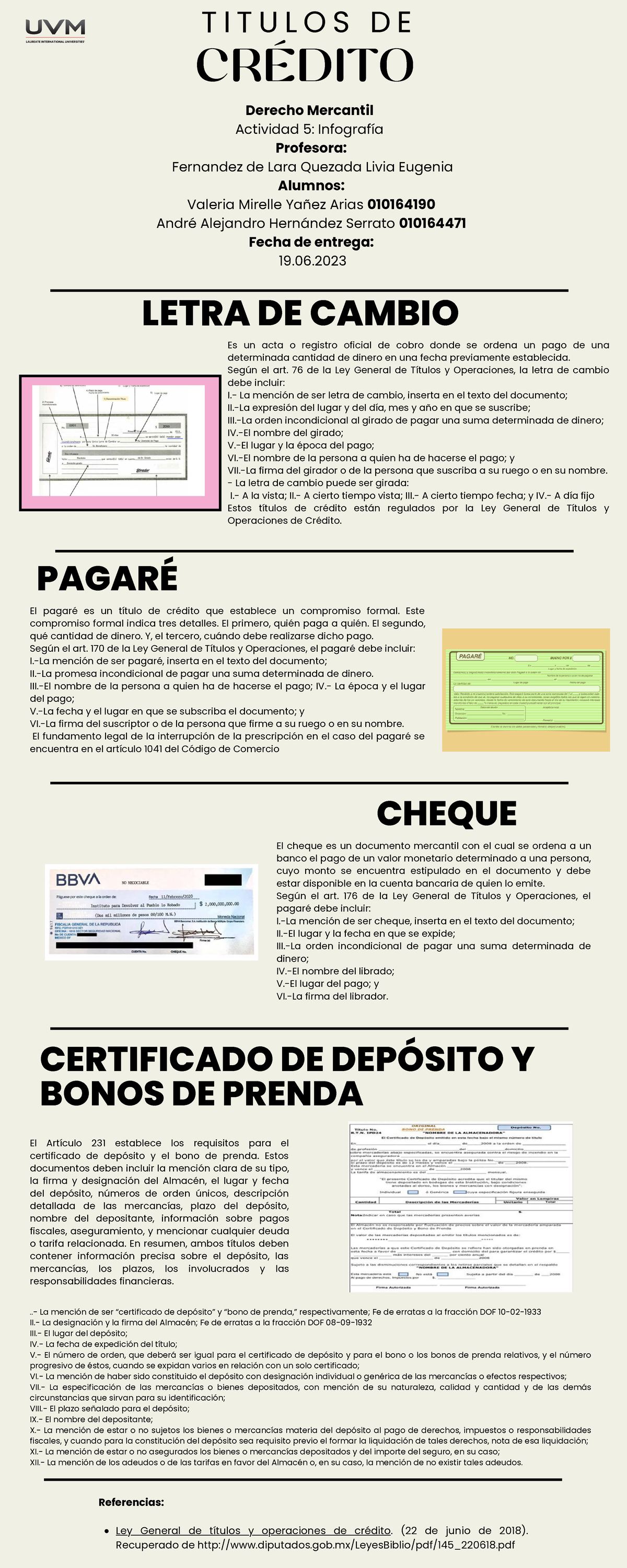 infografia A... - CRÉDITO El cheque es un documento mercantil con el ...