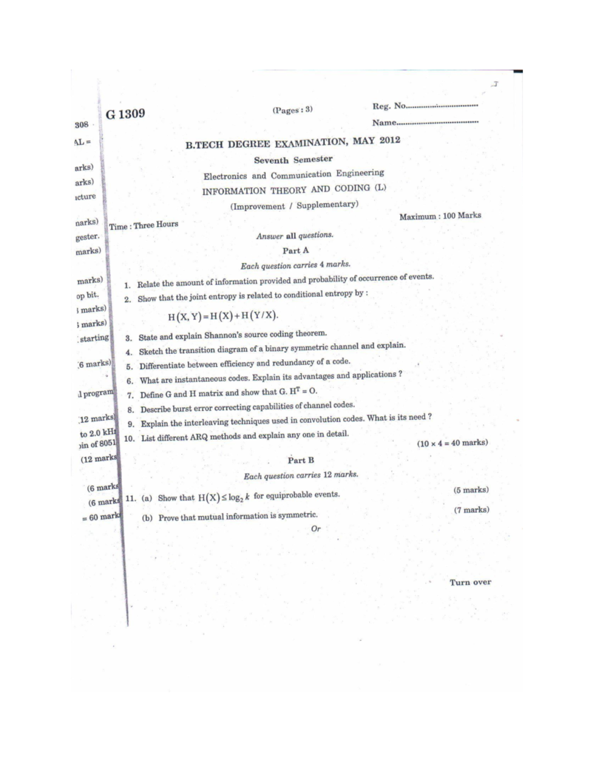 EC S7 ITC - Its a lecture notes - B.tech Electronics and Communication ...