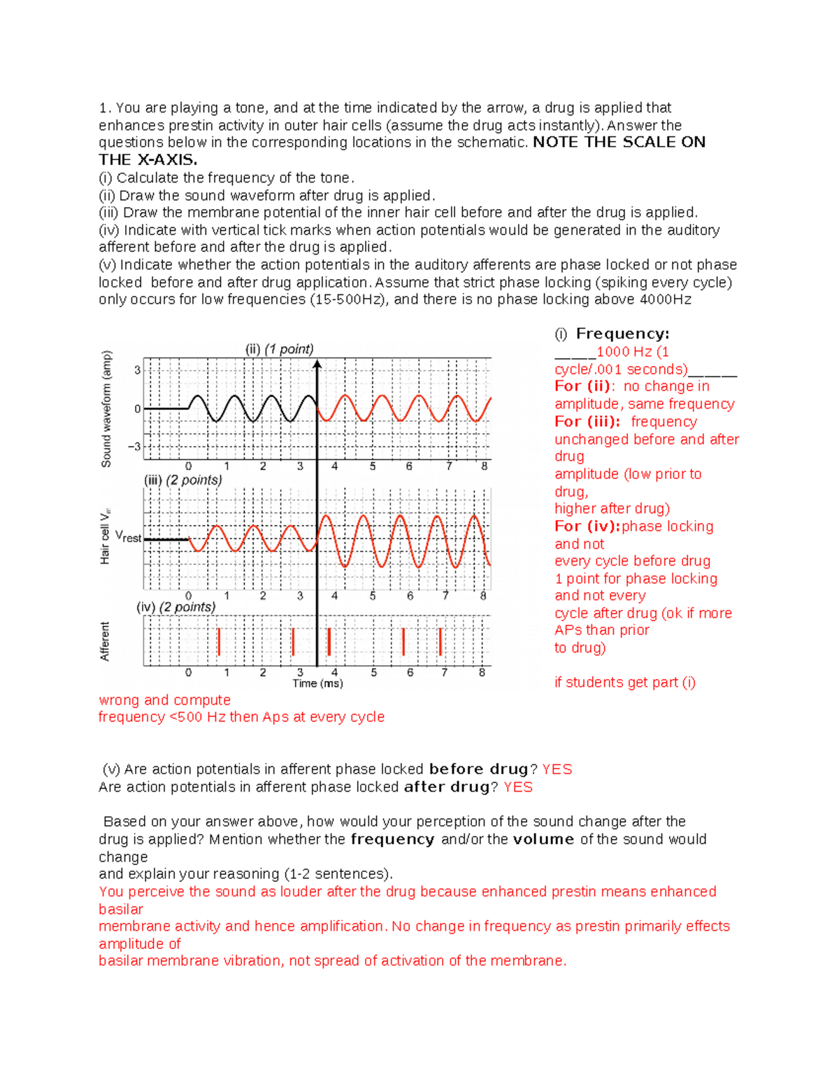 Recitation Problems for Chapter 11 Answers - You are playing a tone ...