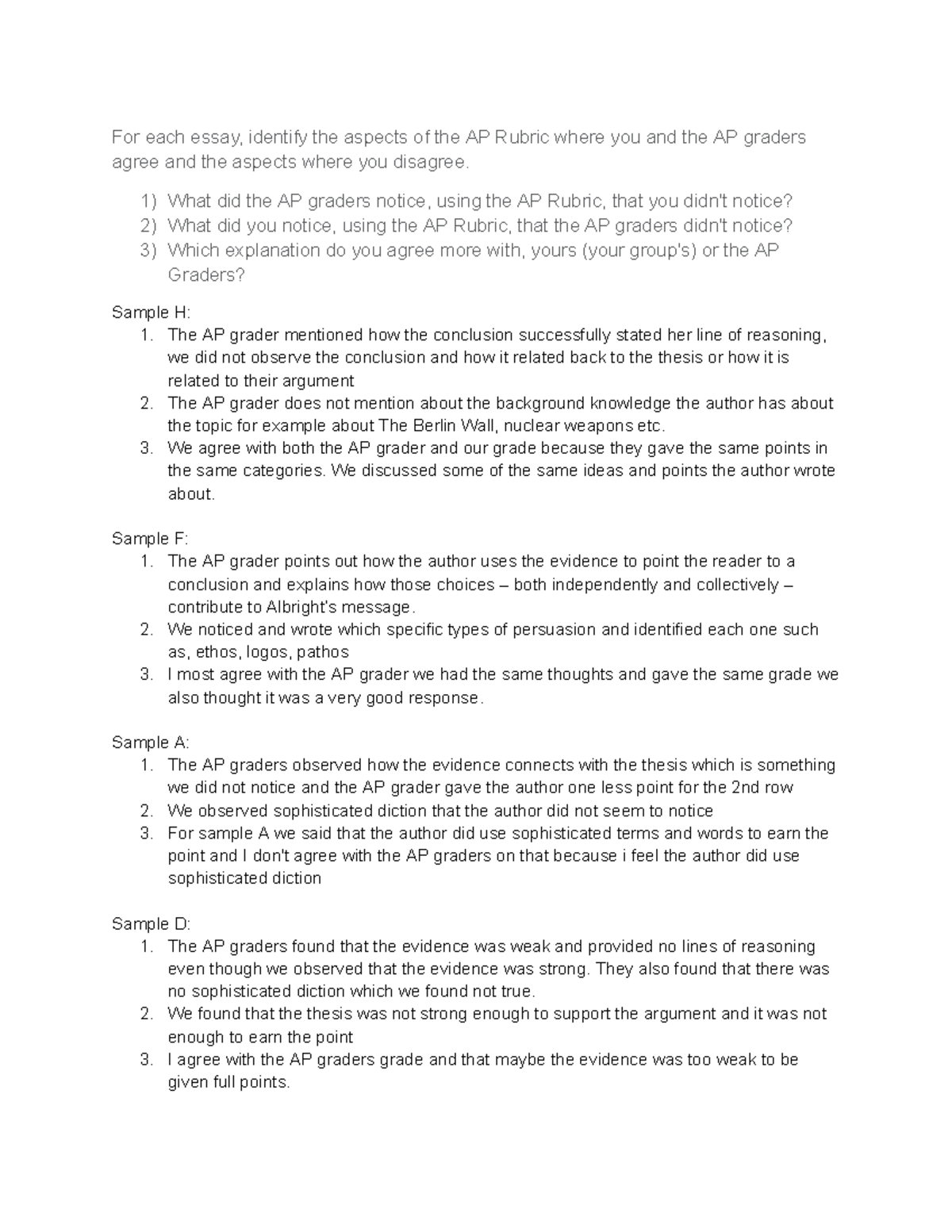 Rhetorical Analysis