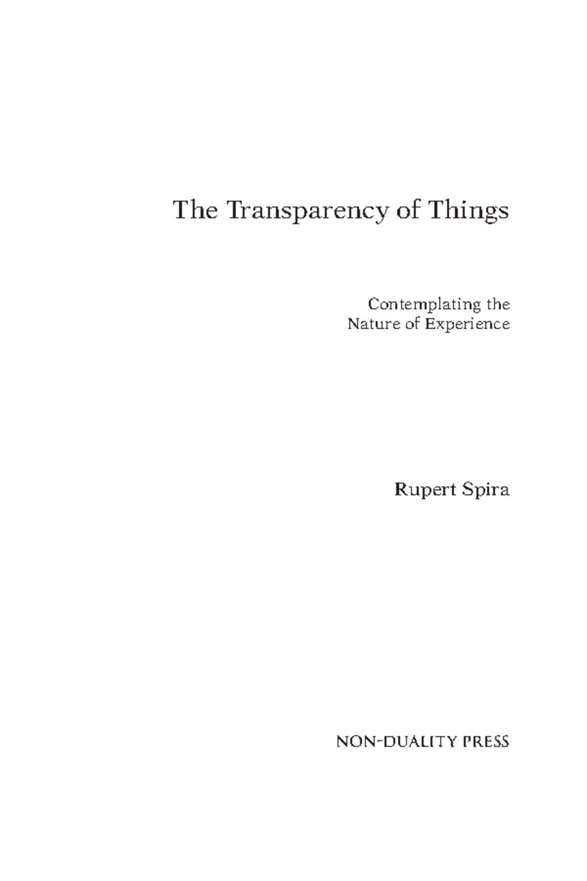 Transparency of Things sample - The Transparency of Things ...