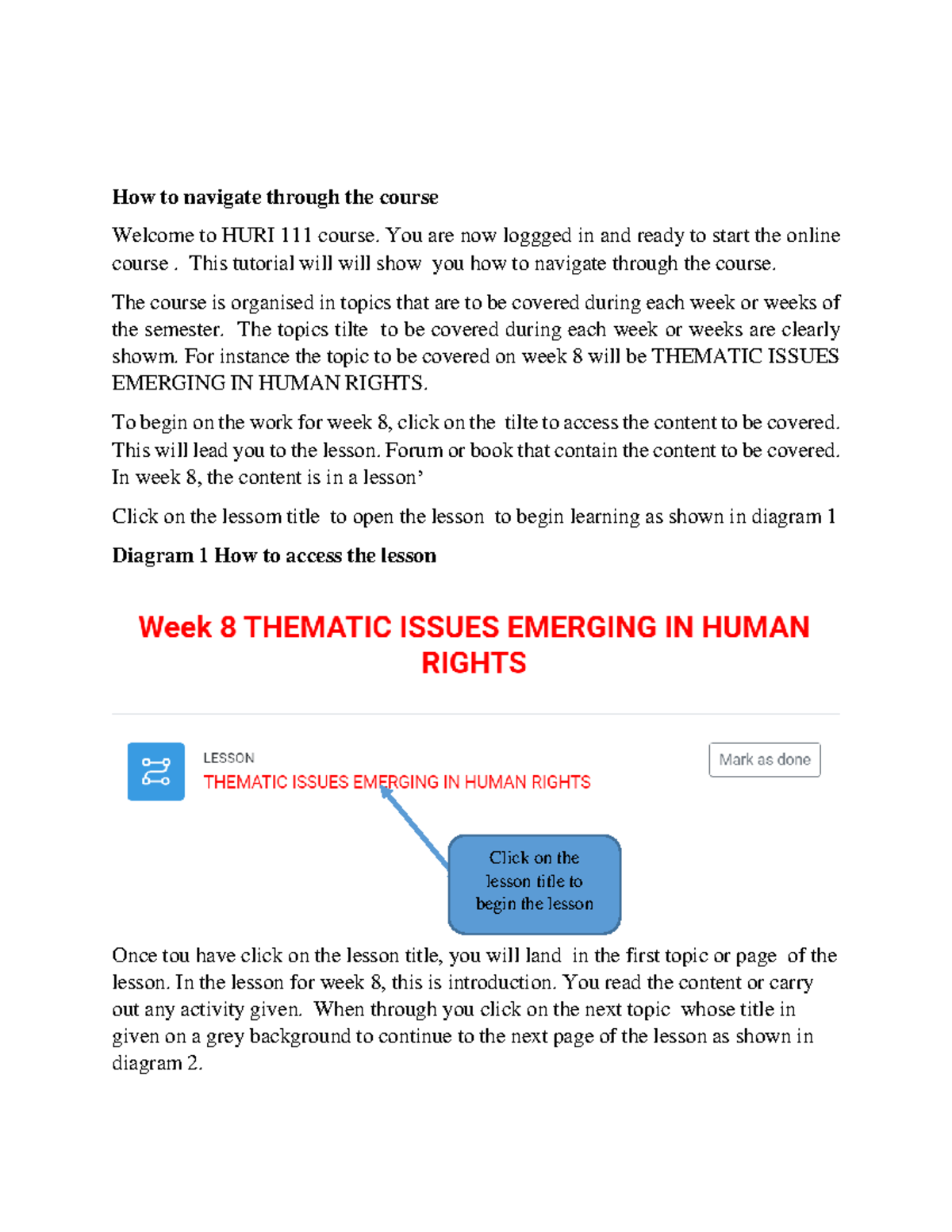 How to navigate through the course-1 - How to navigate through the ...