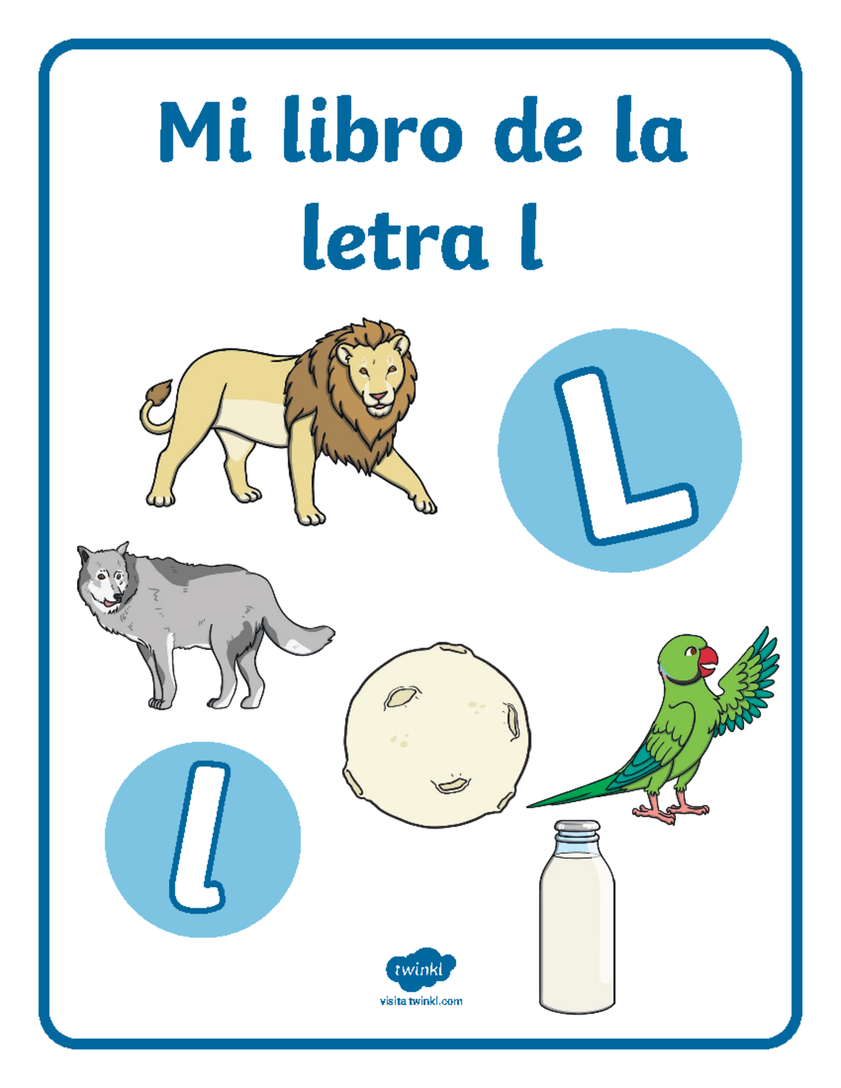 Sa-l-123-mi-libro-de-la-letra-L ver 5 - Mi libro de la letra l ll LL ll ...