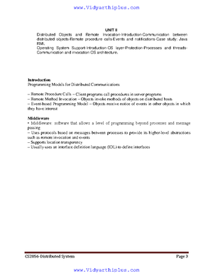R18B - NOTES on distributed Systems - JAWAHARLAL NEHRU TECHNOLOGICAL ...