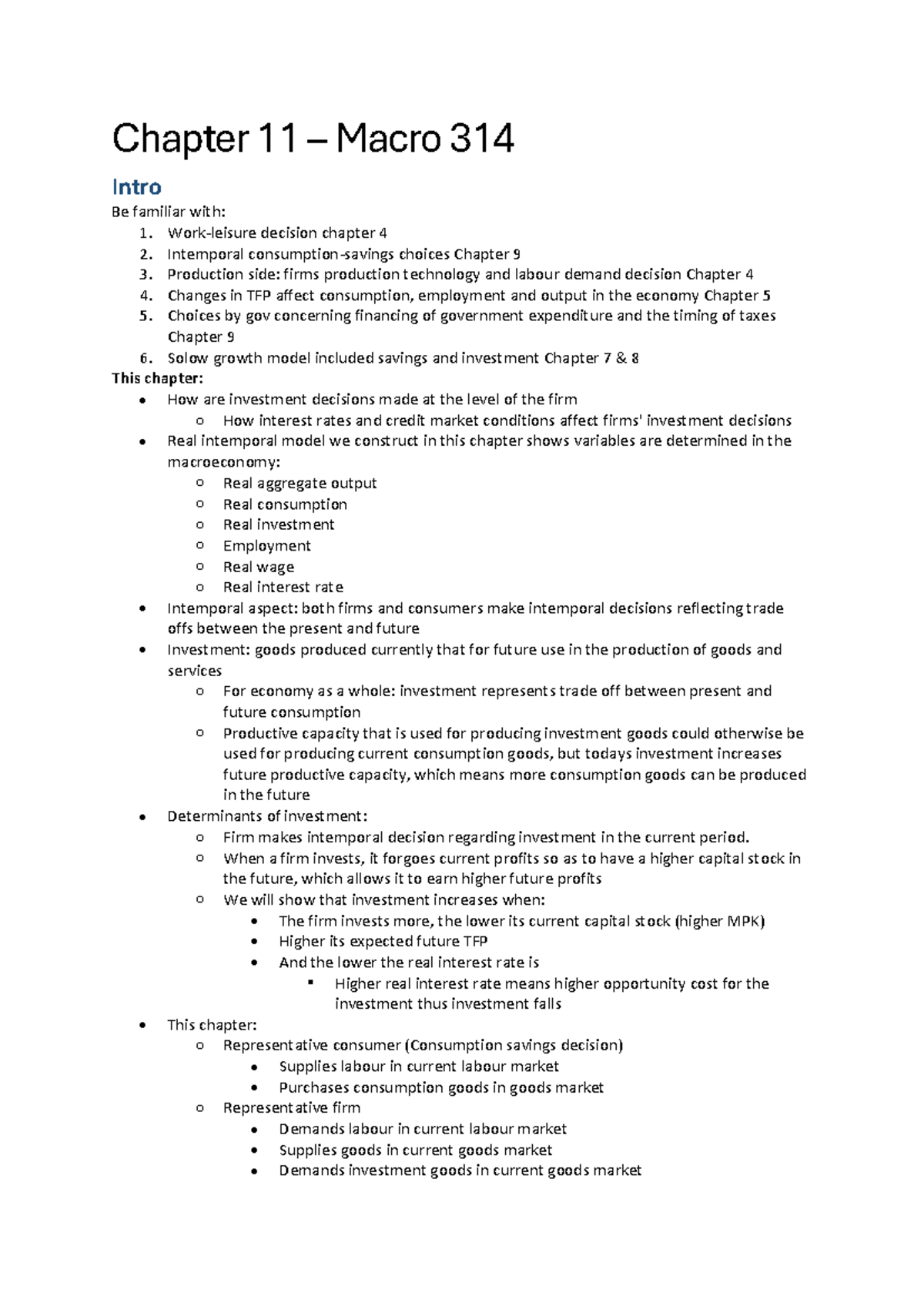 Macros Chapter 11 - Chapter 11 – Macro 314 Intro Be familiar with: 1 ...