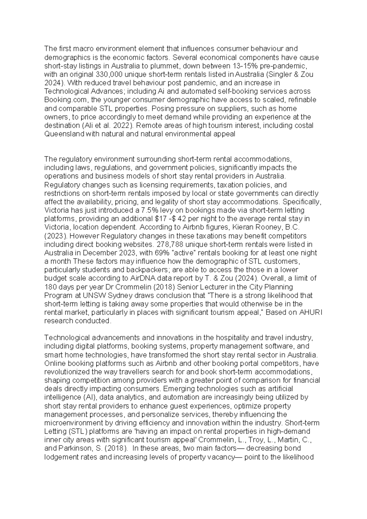 The first macro environment element that influences consumer behaviour ...