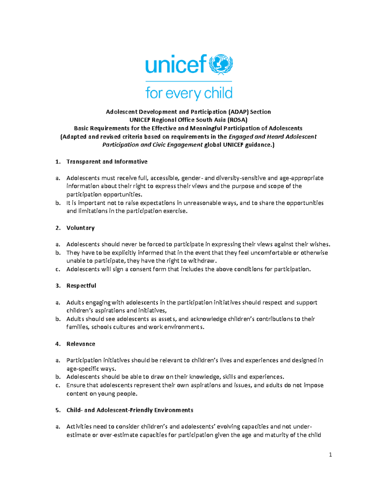 V3WK4VVl Q16QTGR1 a CR2w Bk cobud 8kf- Unicef-ROSA - Studocu