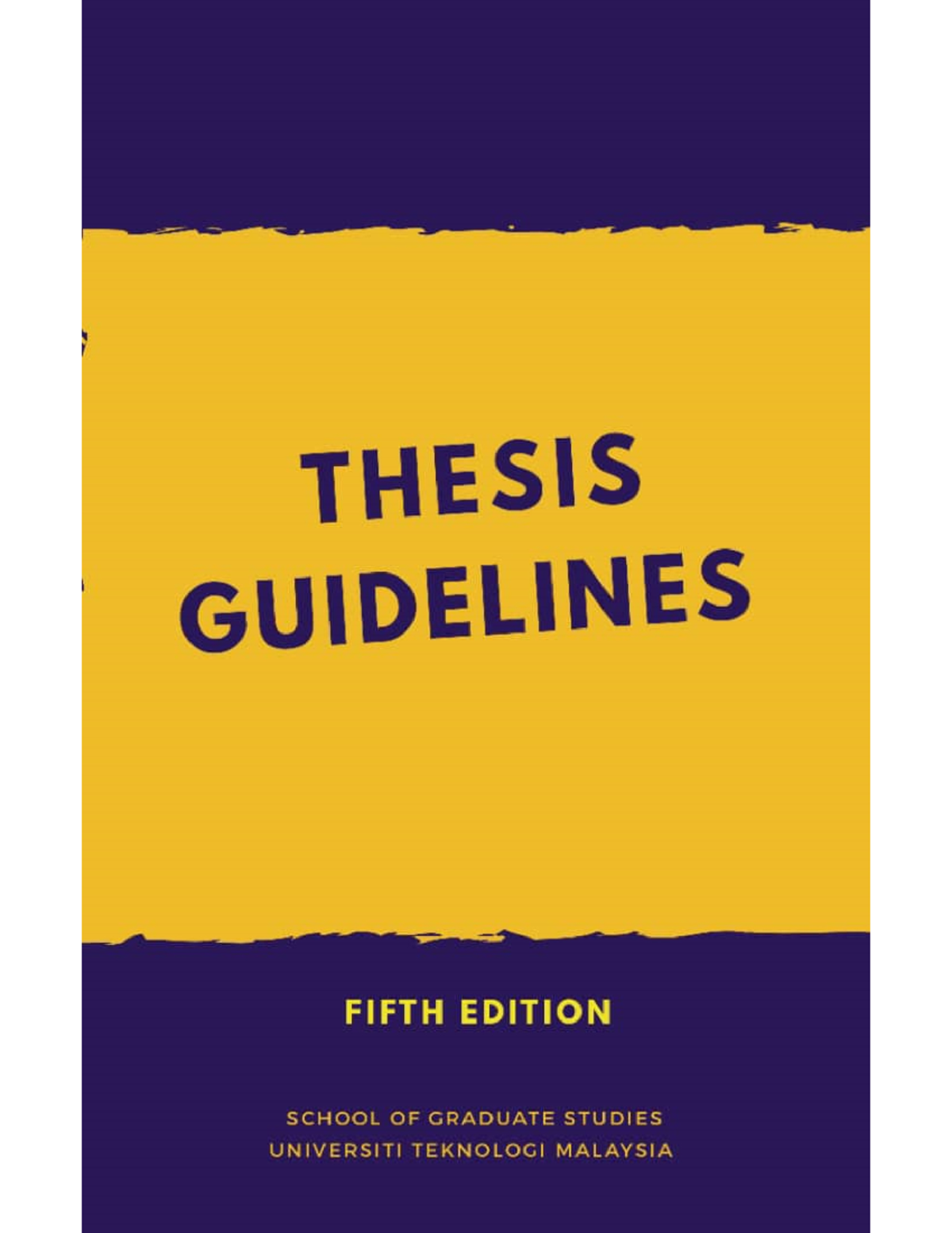 Thesis-manual-26 - THESIS PREPARATION SCHOOL OF GRADUATE STUDIES ...