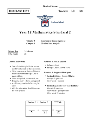 PSMT YEAR 11 - Scaffold of PSMT Year 11 and 12 - Contents - Studocu