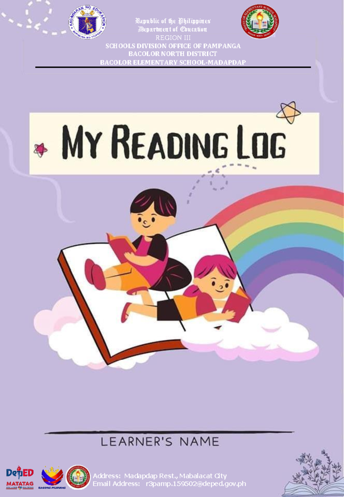 Reading Booklet Selections - Basic Education - Republic of the ...