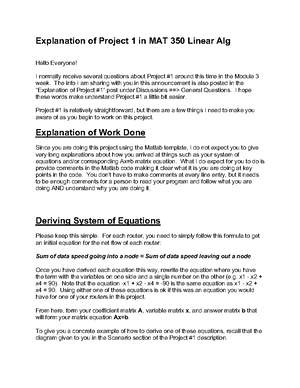 Module 3 Project 1 - Project One Template MAT350: Applied Linear ...