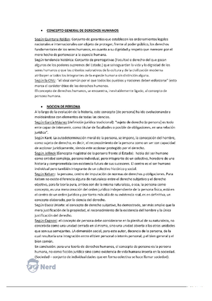 Examen Derechos Sociales - EXAMEN DDSS Mecanismos de garantías en los DDHH Genéricas : derechos ...