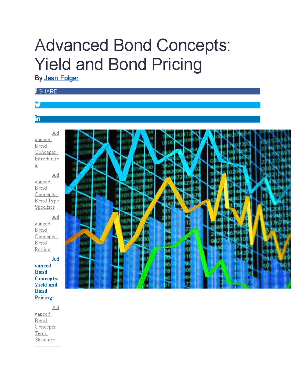 1bond - all solution - Advanced Bond Concepts: Yield and Bond Pricing ...