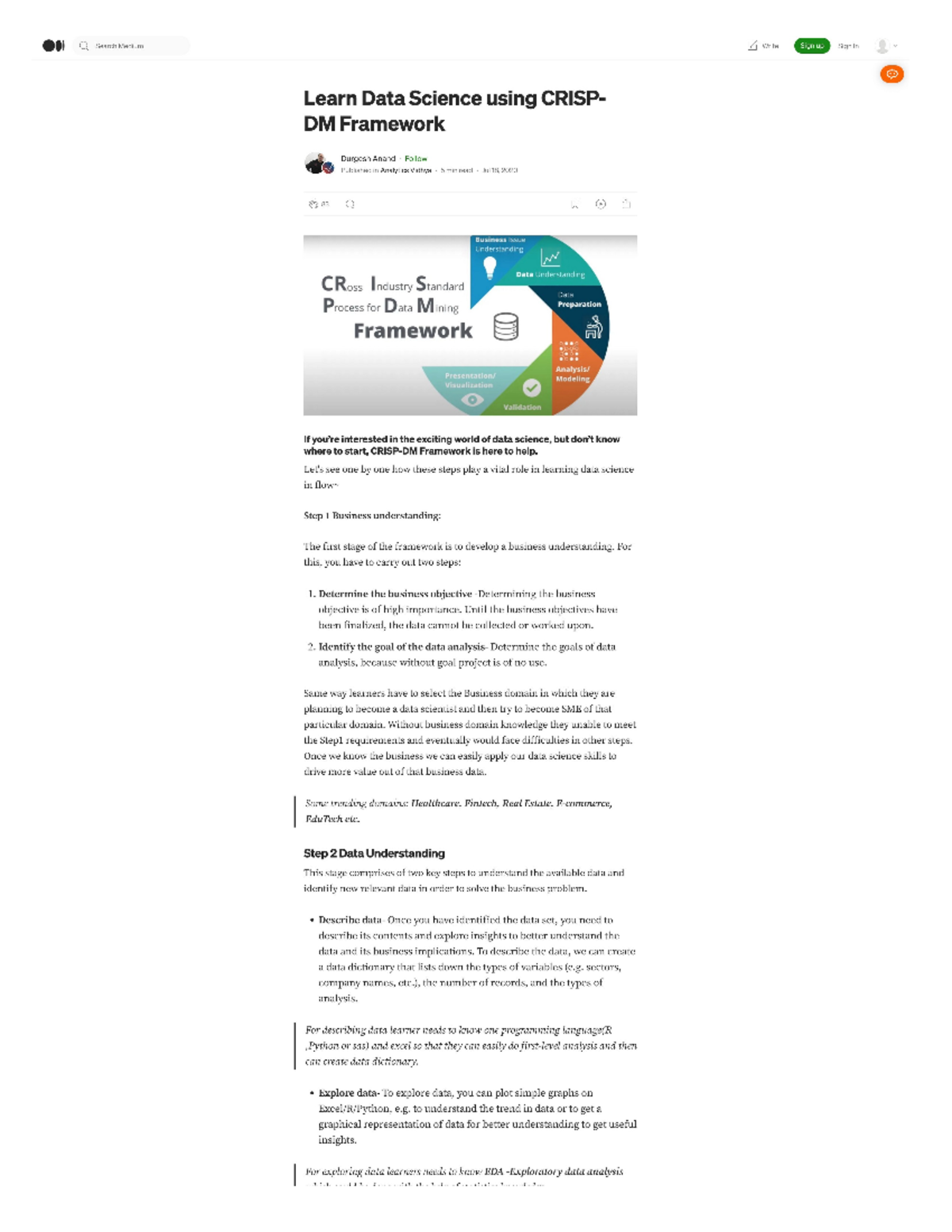 Crism DM - crisp - Search Medium Write Sign up Sign In Learn Data ...