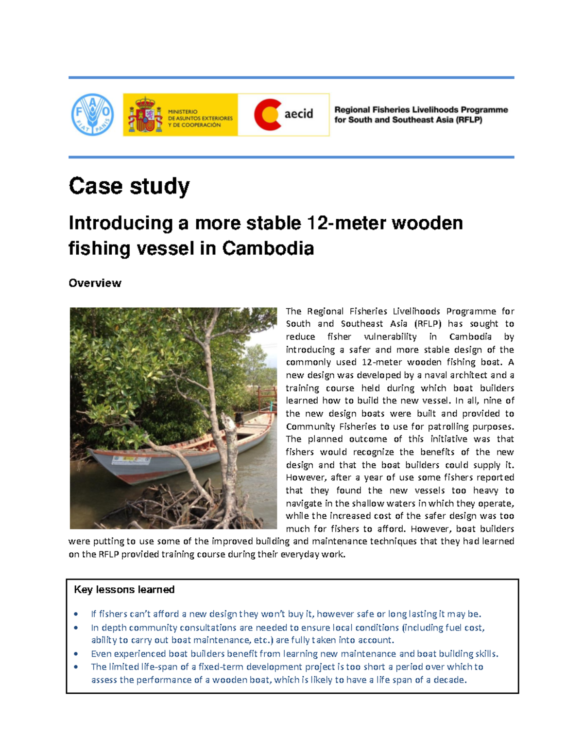 Ar491e - case study - Case study Introducing a more stable 12-meter ...