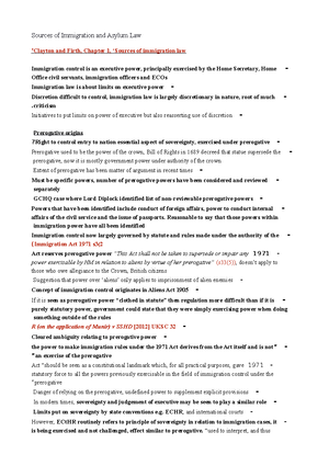 Immigration and Asylum Law past exam Qs - Immigration and Asylum Law ...