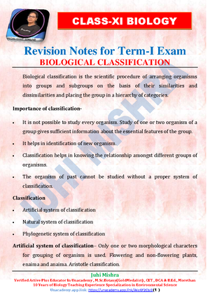 Evolution CLASS 12 BIOLOGY HANDWRITTEN NOTES - Biology - Studocu