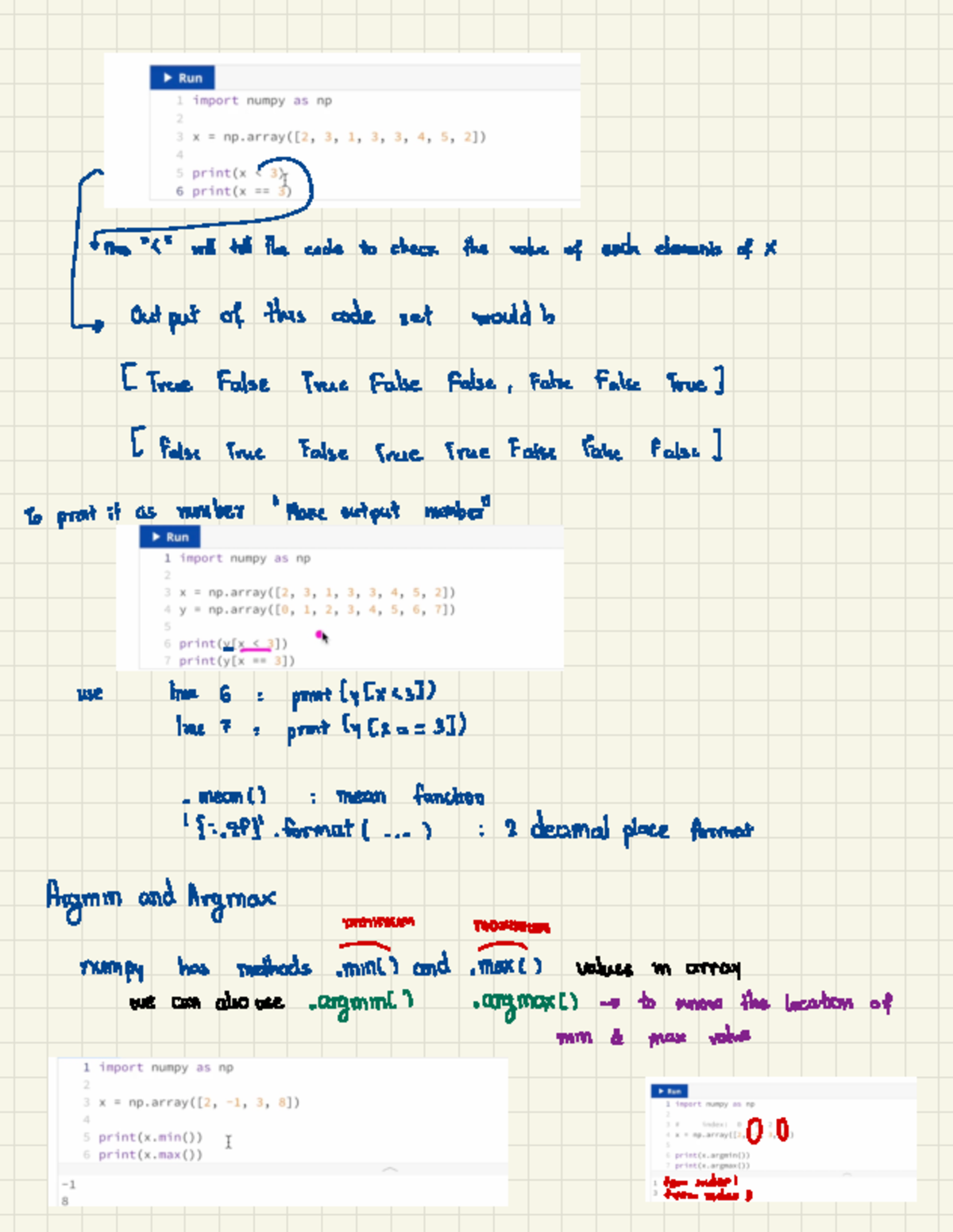 Pencast - 1 s " "Will tell the code to check the value of each elements ...