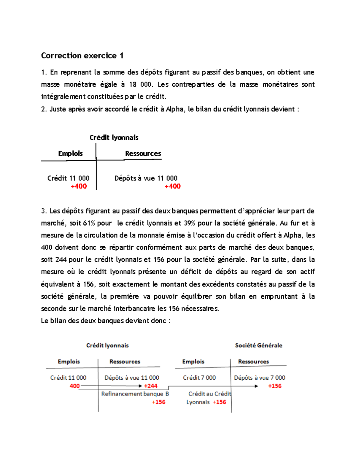 Corrigé exercices TD - Warning: Error during font loading: XMLHttpRequest is not defined ! - Studocu