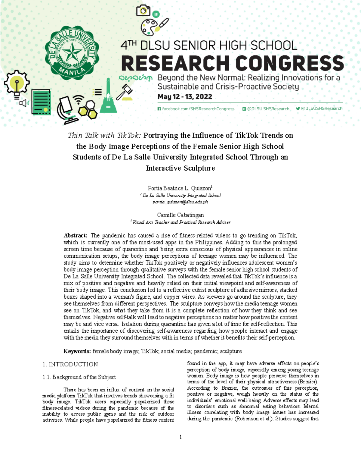 Thin Talk with Tik Tok Portraying the Influence of Tik Tok Trends ...