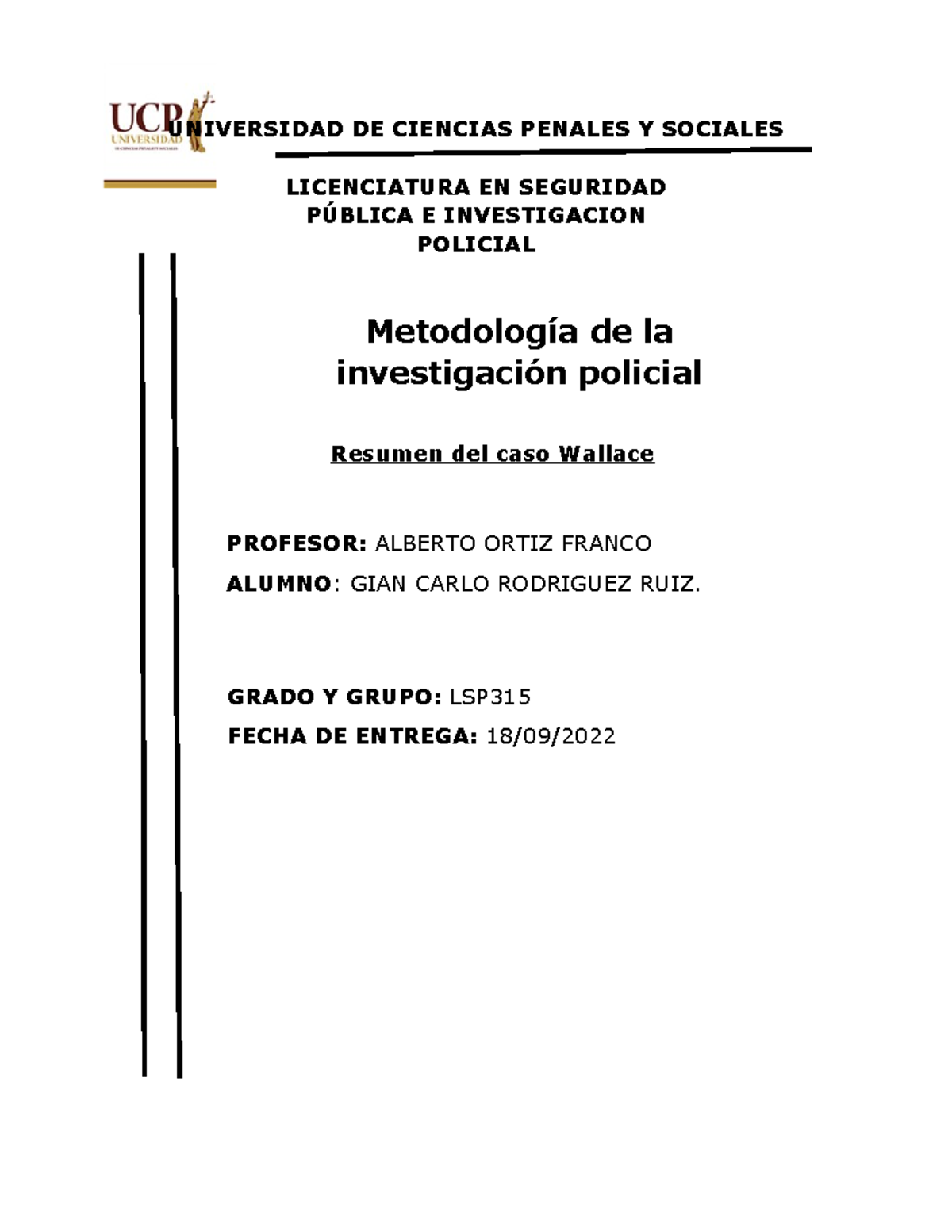 Delito de oficio y querela - Metodología de la investigación policial ...