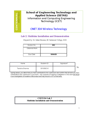 [Solved] One of the first and most important activities you will do as ...