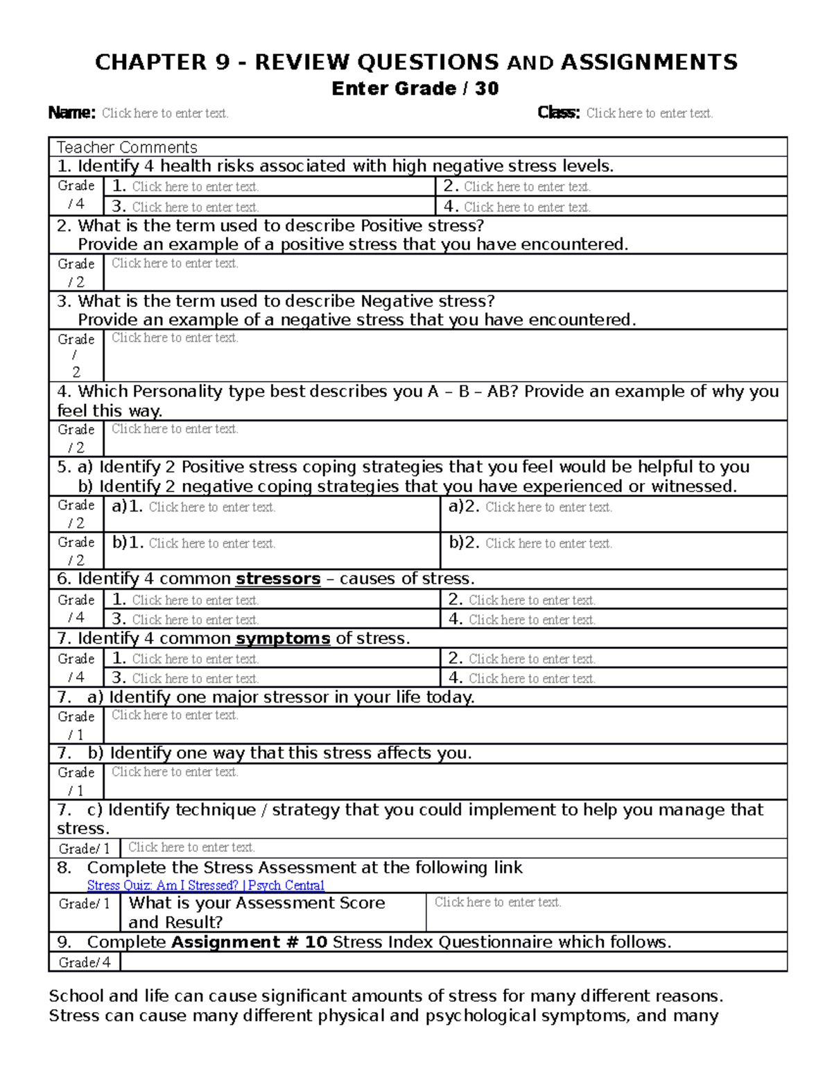 Chapter 9 Review Questions and Assignments - Studocu