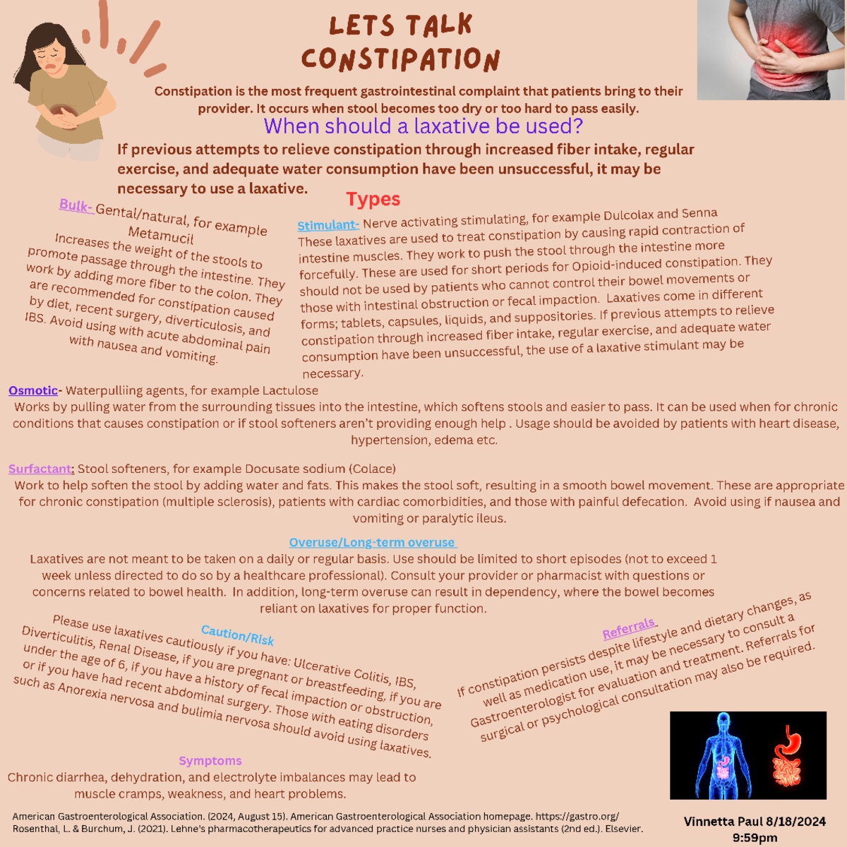 Lets Talk Constipation - LETS TALK CONSTIPATION Constipation is the ...