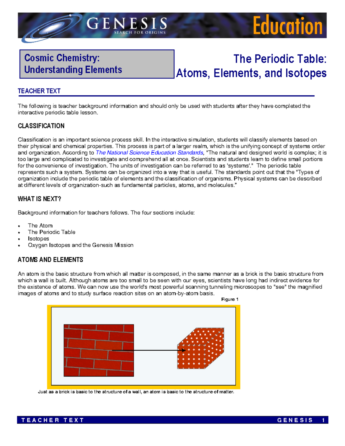 The Periodic Table- Atoms, Elements, and Isotopes - Cosmic Chemistry ...