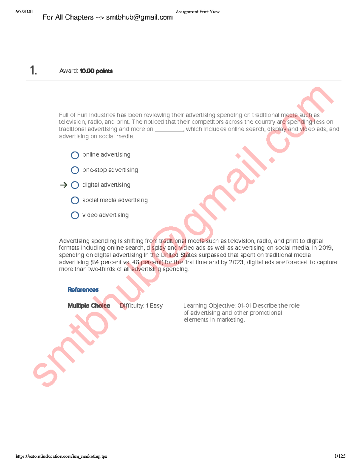 Solutions Test Bank For Advertising and Promotion: An Integrated ...