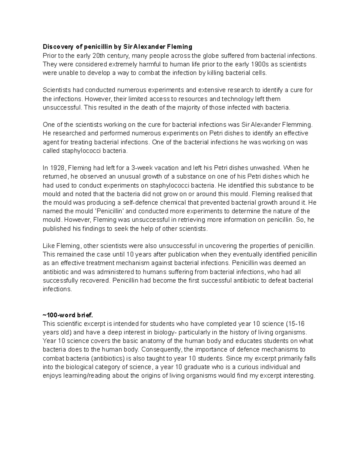 Discovery of penicillin by Sir Alexander Fleming - They were considered ...