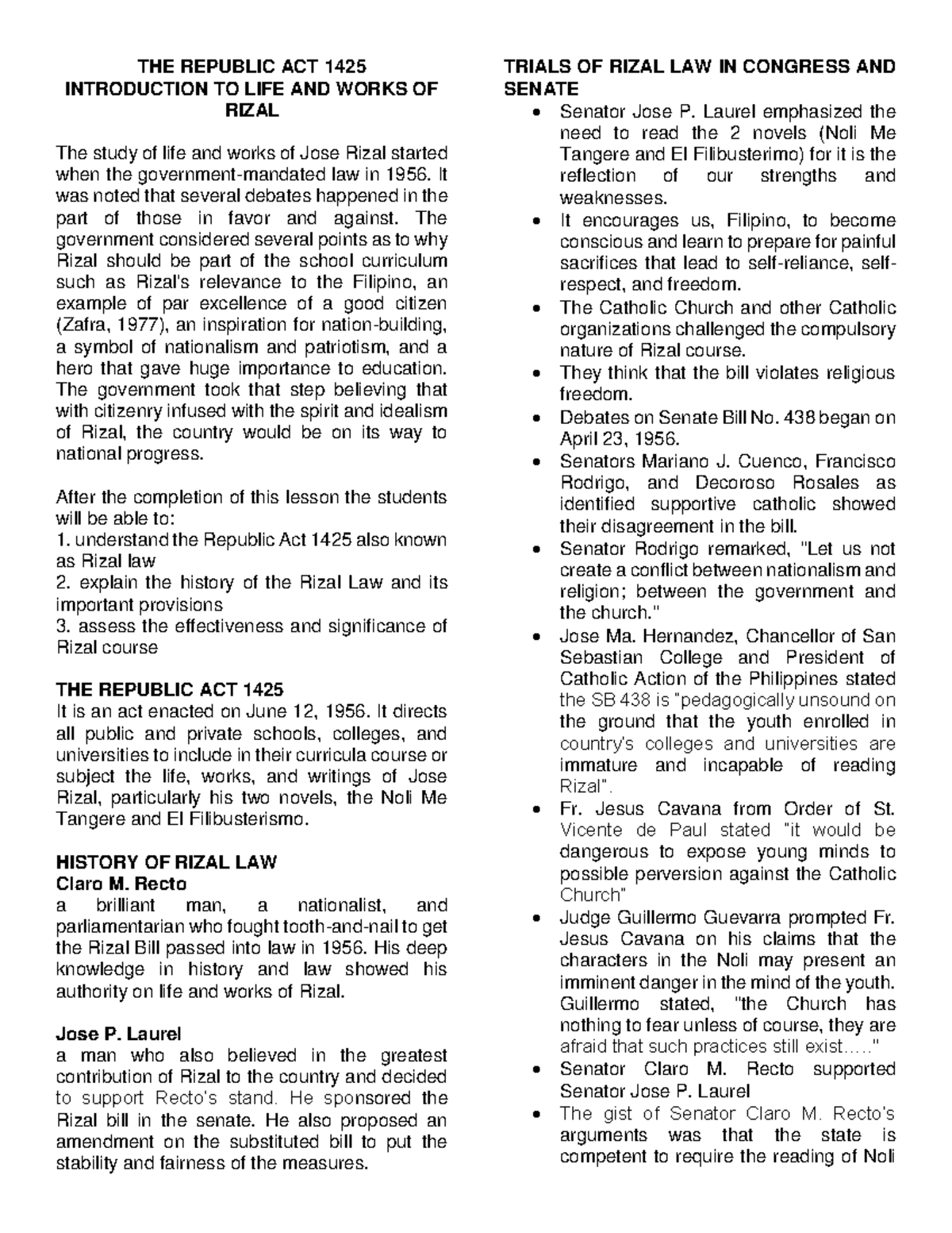 Inbound 6751475666777171650 - THE REPUBLIC ACT 1425 INTRODUCTION TO ...