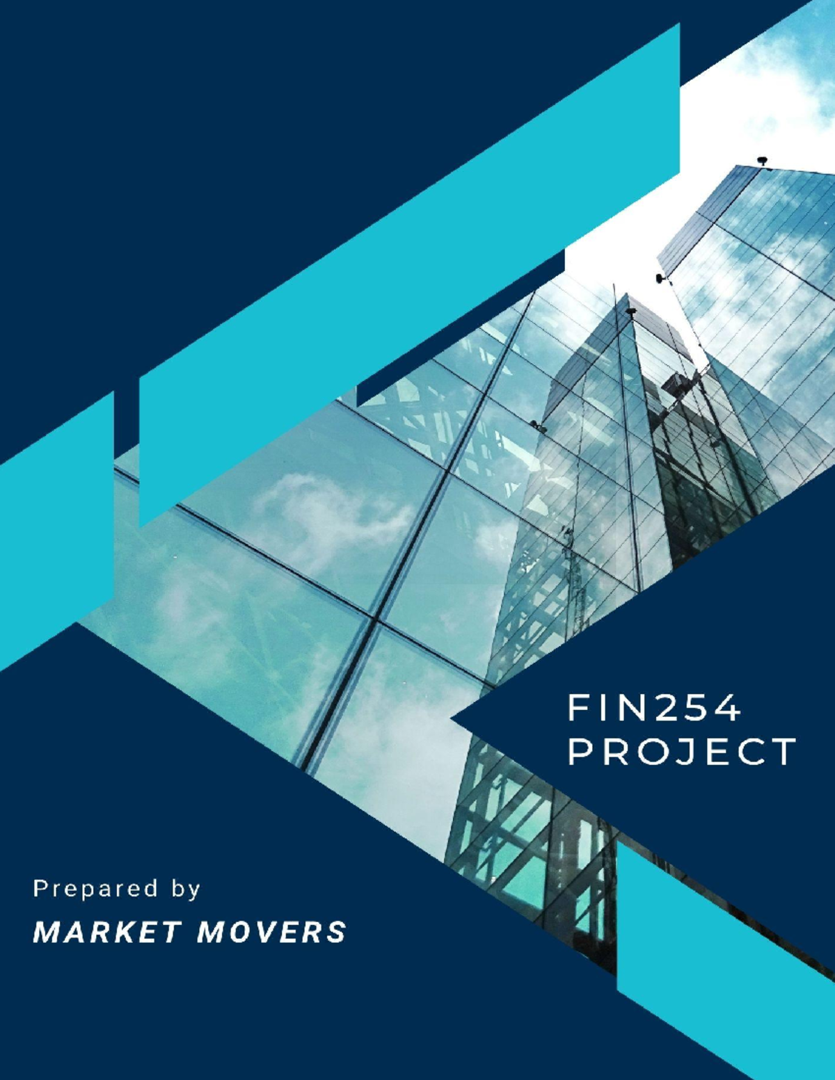 FIN254 Final Report - ####### Letter of Transmittal 29 April 2023 ...