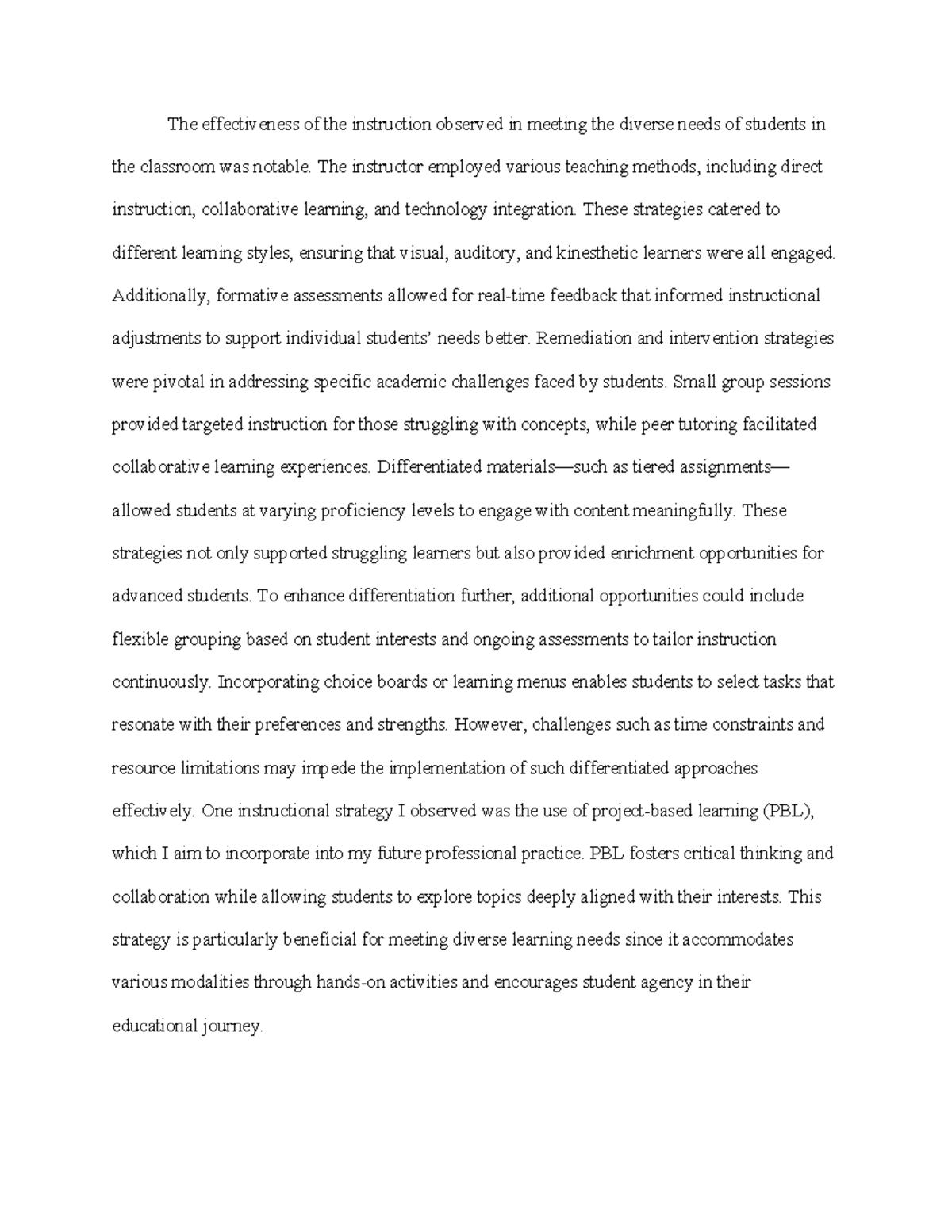 Work for schooo - 54*019 - The effectiveness of the instruction ...