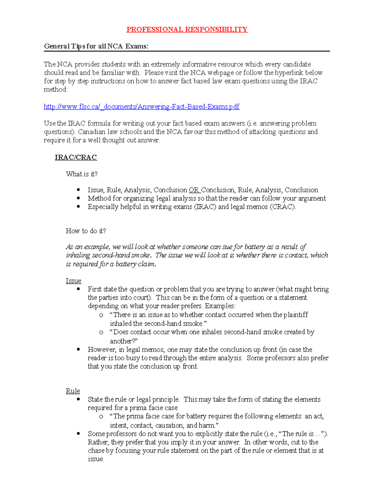 5) Tips on how to use my materials and general tips for the PR exam ...