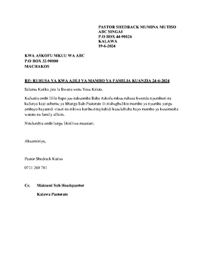 Final Project Proposal - MOUNT KENYA UNIVERSITY A PROJECT PROPOSAL SUBMITTED IN PARTIAL ...