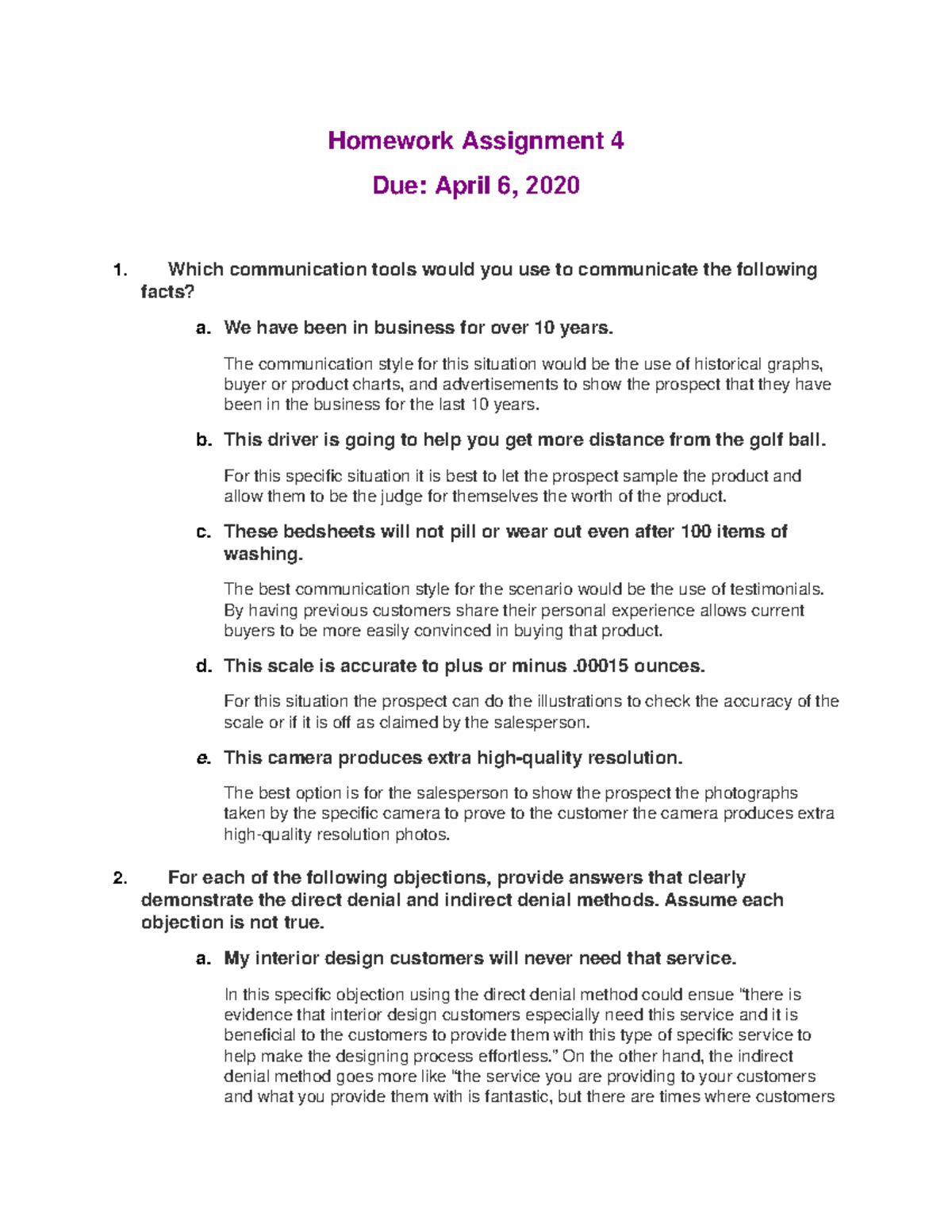 Homework Assignment #4 - Which communication tools would you use to ...