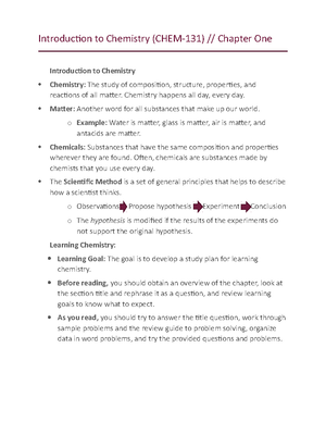 Chem 1150 EXAM 1 Cheat Sheet Problems and Examples - Chem 1150 Exam I ...