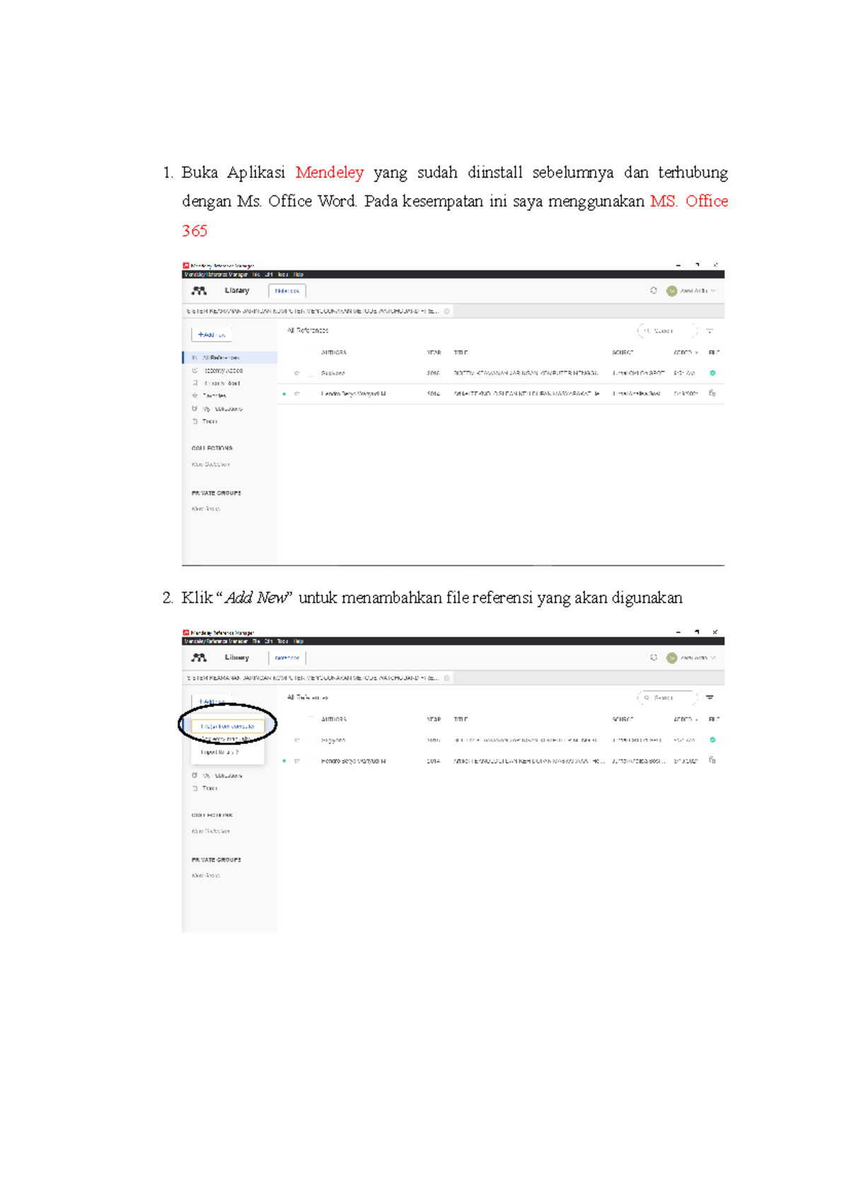 Tutorial Menggunakan Mendeley Kegiatan Riset Laboratorium - Buka ...