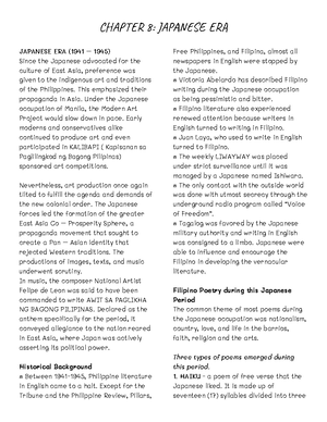 Chapter 1 Contemporary ART Forms IN THE Philippines - CAT 1: COMAR T M ...