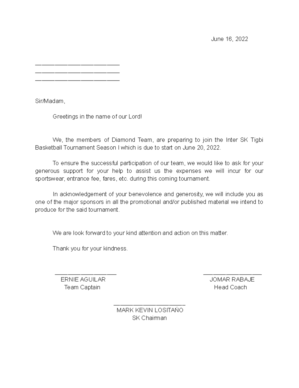 Solicit 2022 - questionnaire - June 16, 2022