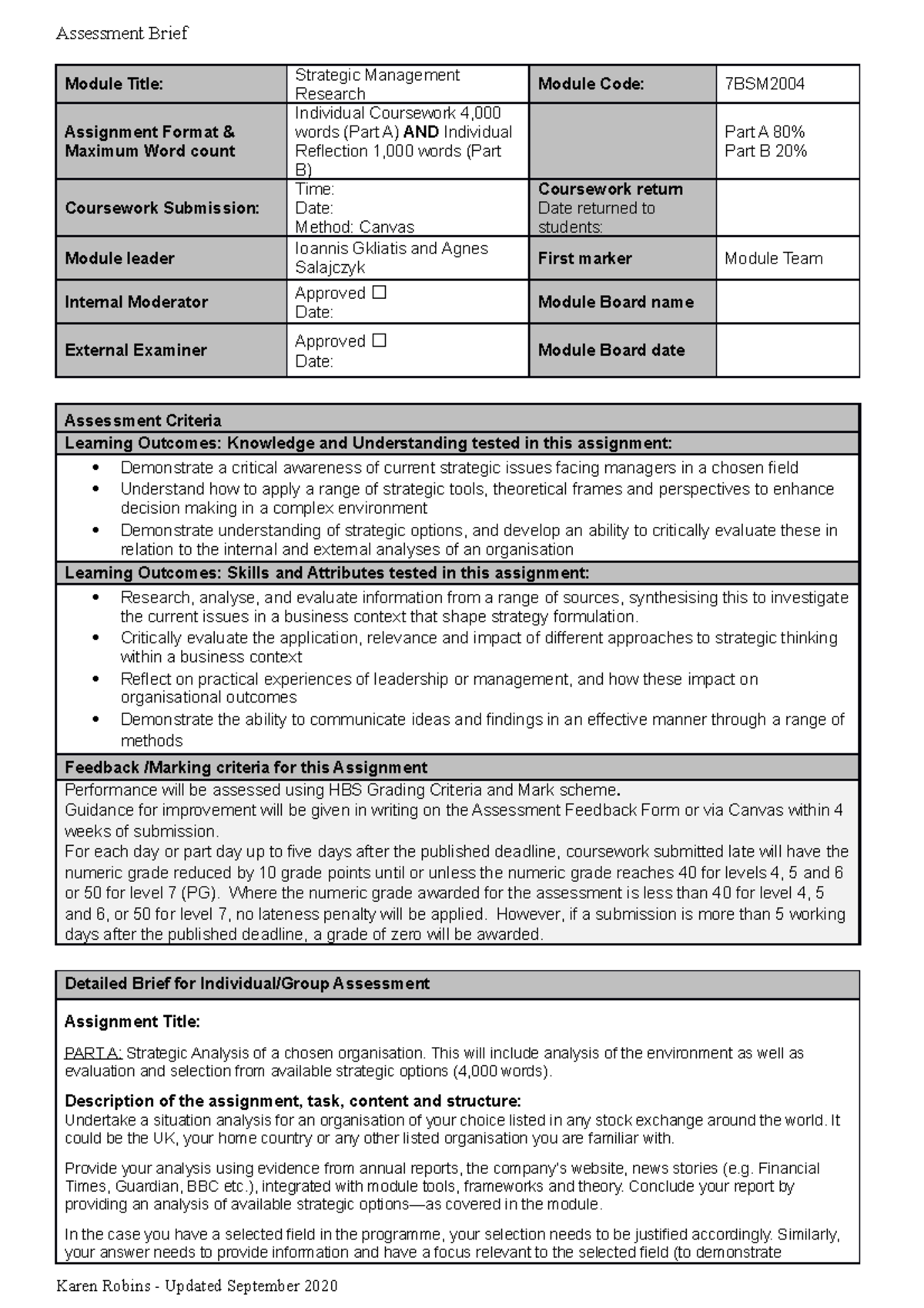 Assessment+Brief+7BSM2004 +Strategic+Management+Research +Sem C+2021 22+v02 - Module Title ...