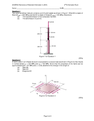 Experiment 3 – Young's Modulus of a Wire - Experiment 3 – Young’s ...