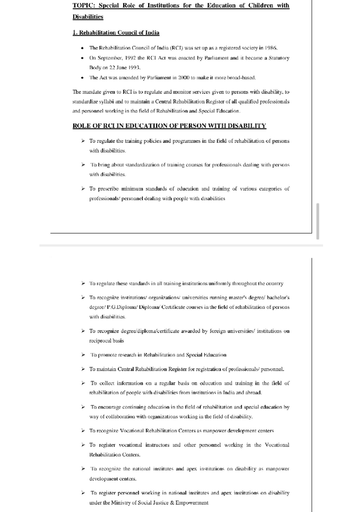 Special role of institutions - Gender, School and Society - Studocu