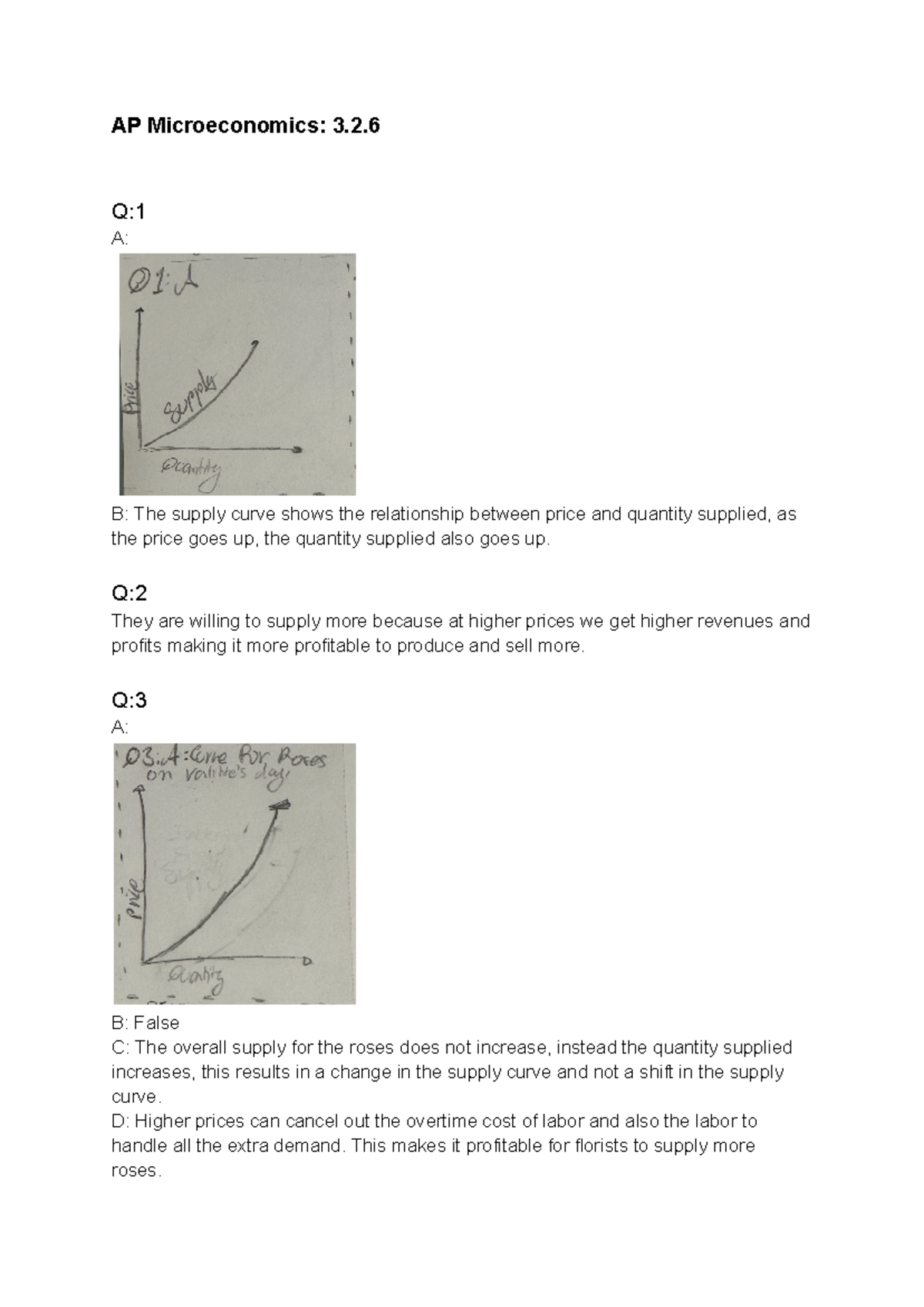 3.2.6 Practice - Google Docs - AP Microeconomics: 3. Q: A: B: The ...