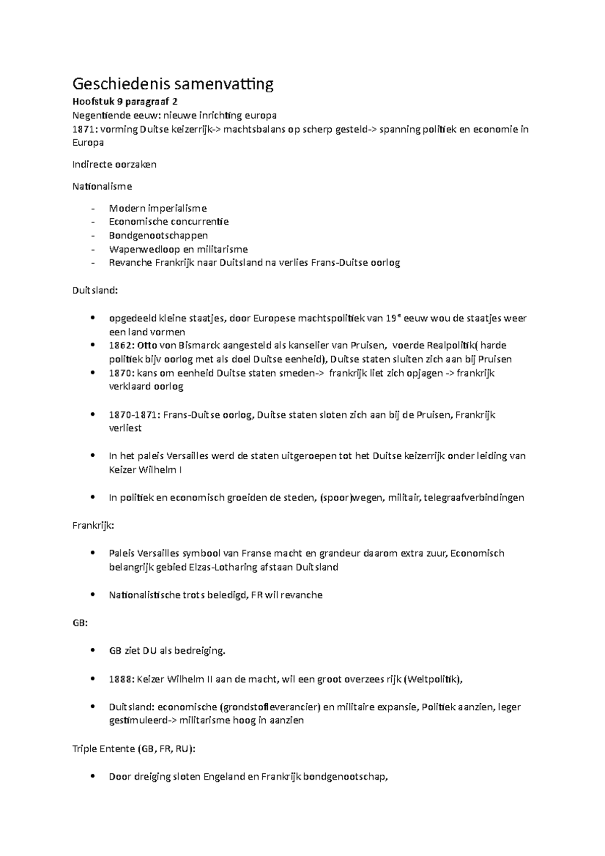 Geschiedenis samenvatting tw2 - Geschiedenis samenvatting Hoofstuk 9 ...
